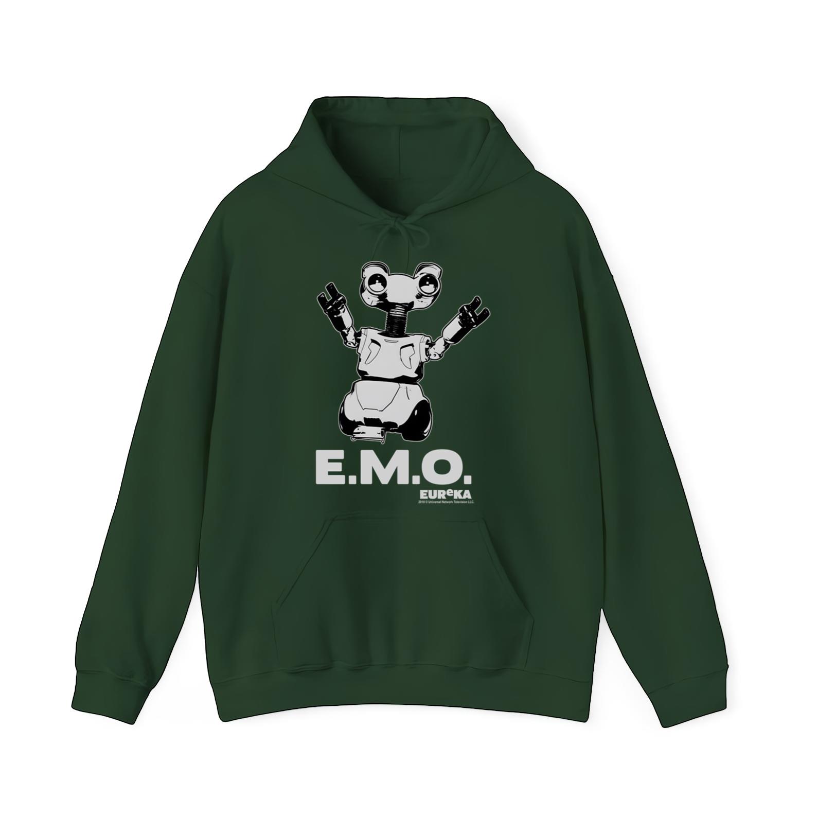 Eureka EMO T Shirt Mens License Classic Sci-FI Robot TV Jack Carter Tee ...