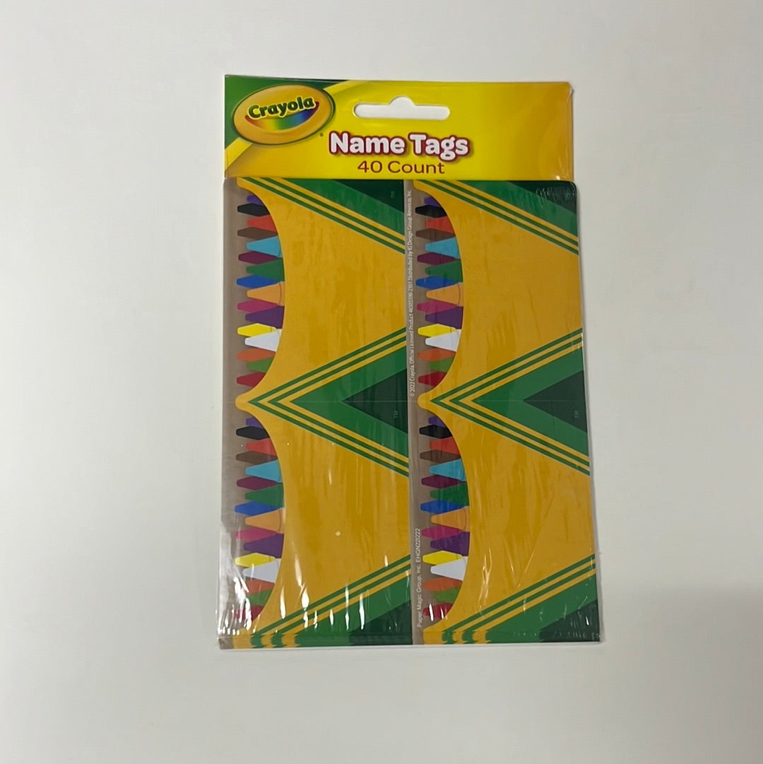 Eureka EU-650339 1.12 x 1.75 in. Crayola Name Tags - Walmart.com