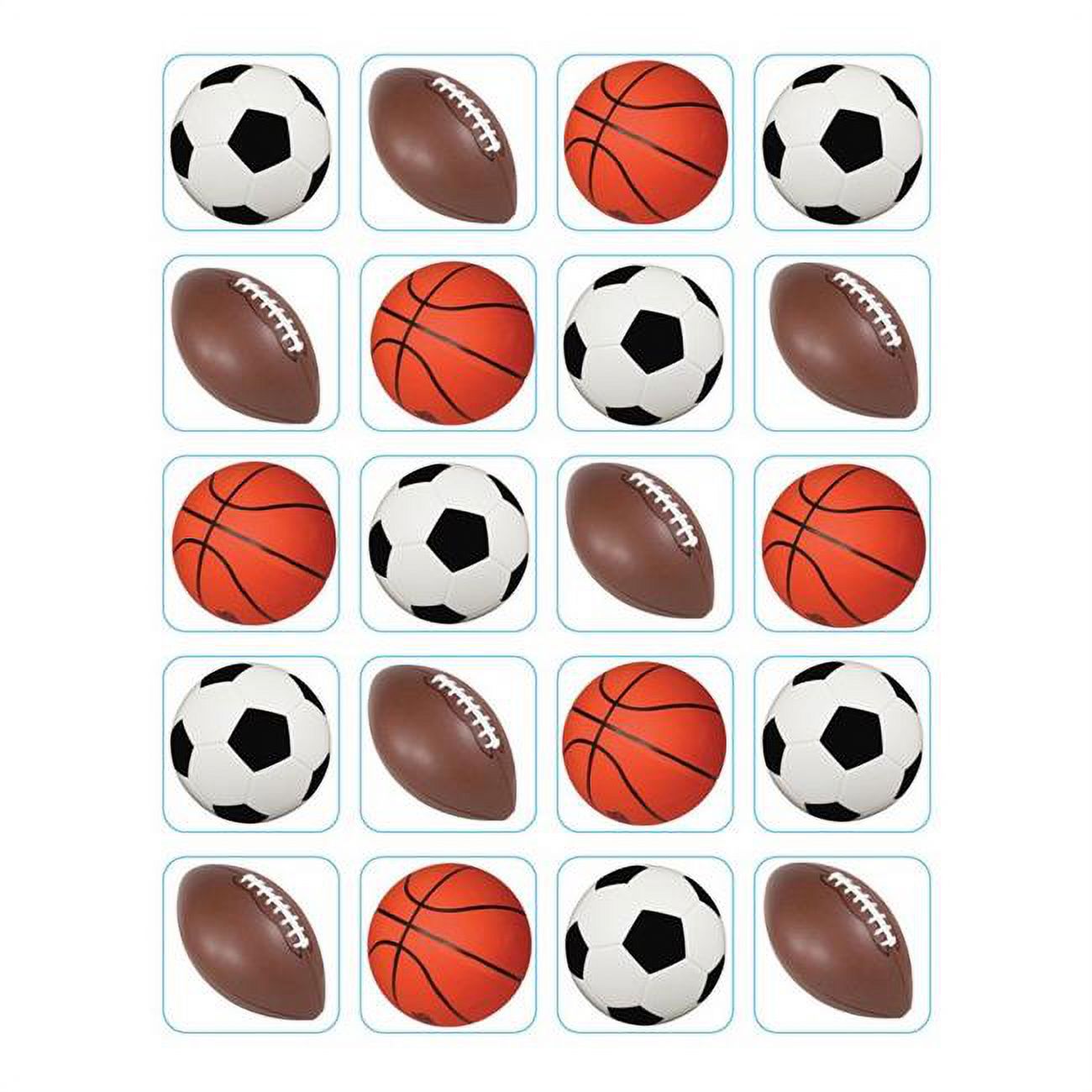 Eureka EU-655209-12 Mixed Sports Theme Stickers - Pack of 12 - Walmart.com