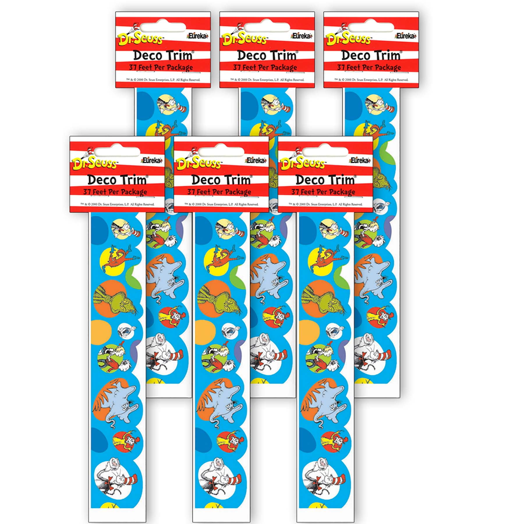 Eureka EU-845059-6 Dr Seuss Bubbles Deco Trim - Pack of 6 - Walmart.com