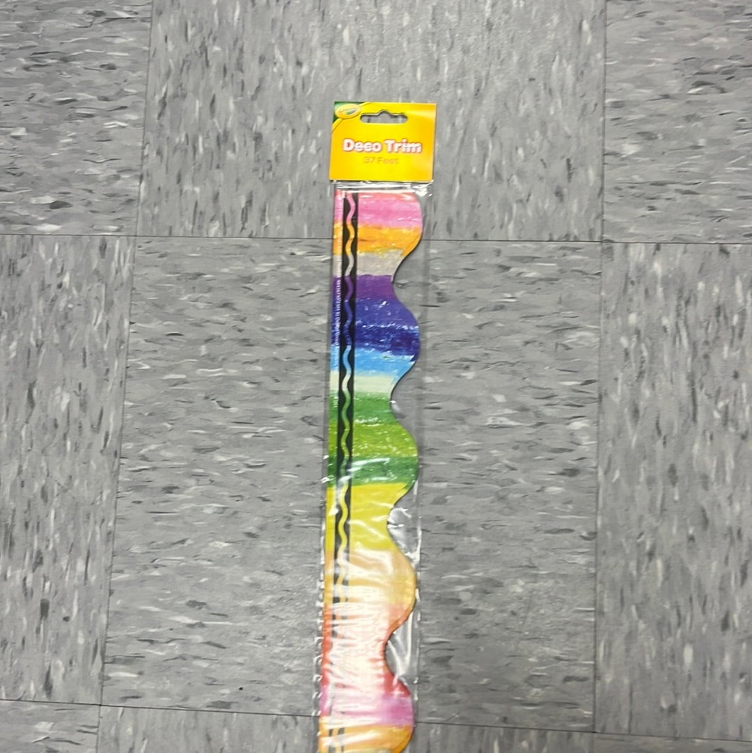 Eureka Crayola Rainbow Deco Trim® (EU 845673) - Walmart.com