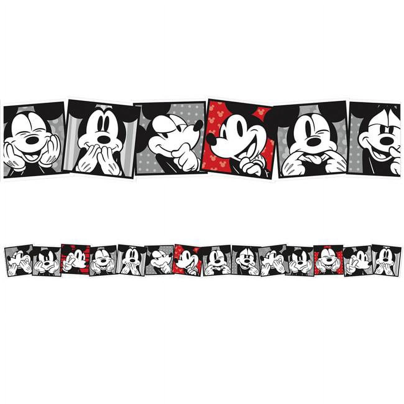 Eureka EU-846322 Mickey Mouse Throwback Mickey Selfies Extra Wide Deco ...