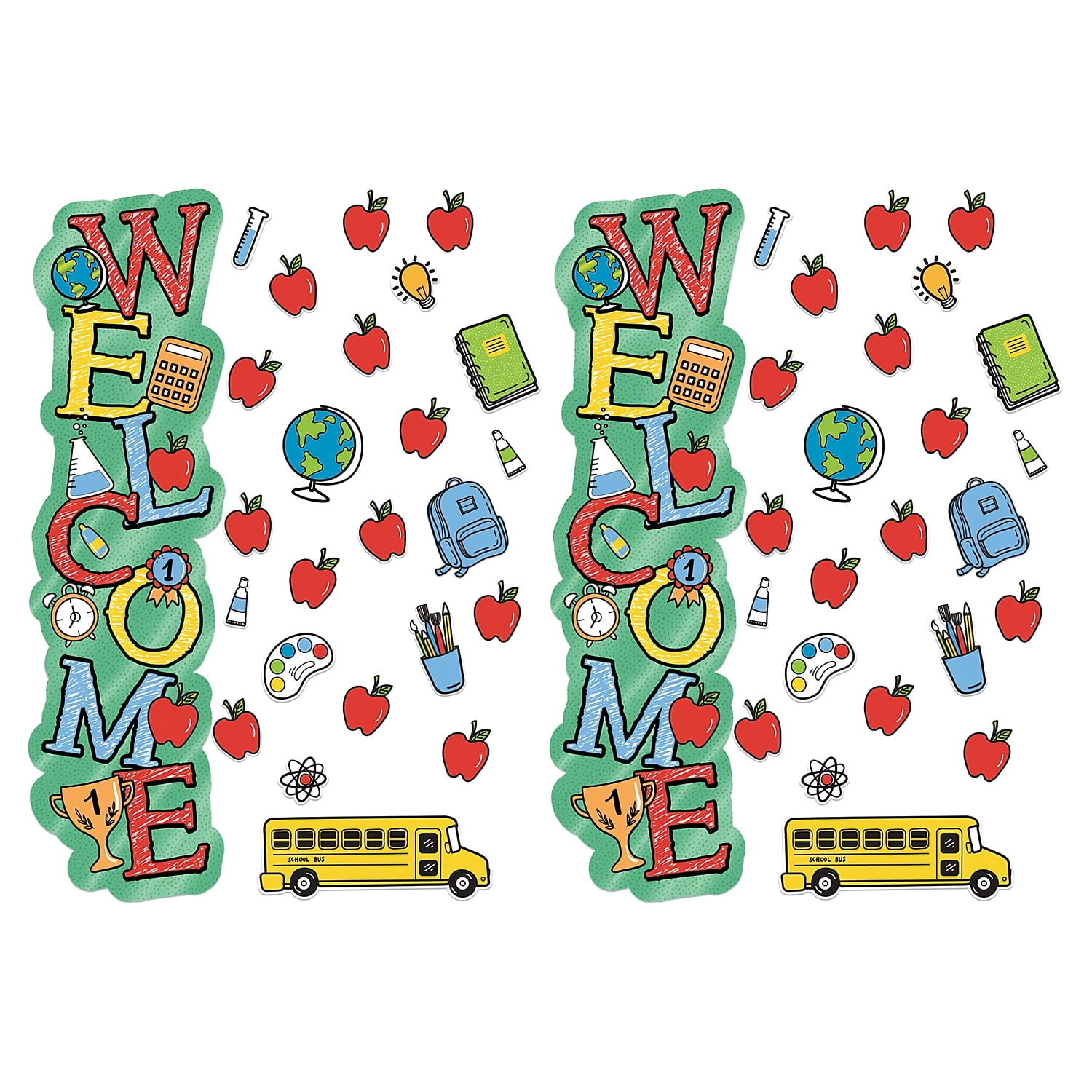 Eureka EU-849337-2 Back To School Welcome Door Kit - Pack of 2 - Walmart.com