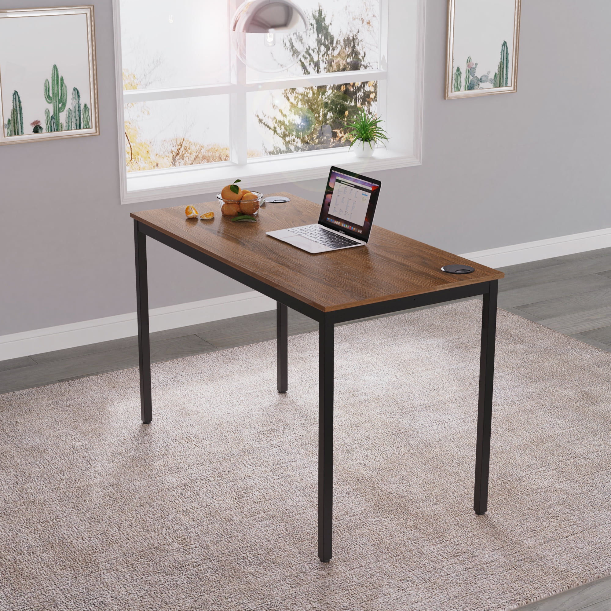 Eureka Ergonomic 47" Study Computer Desk Modern Home Office Wood ...