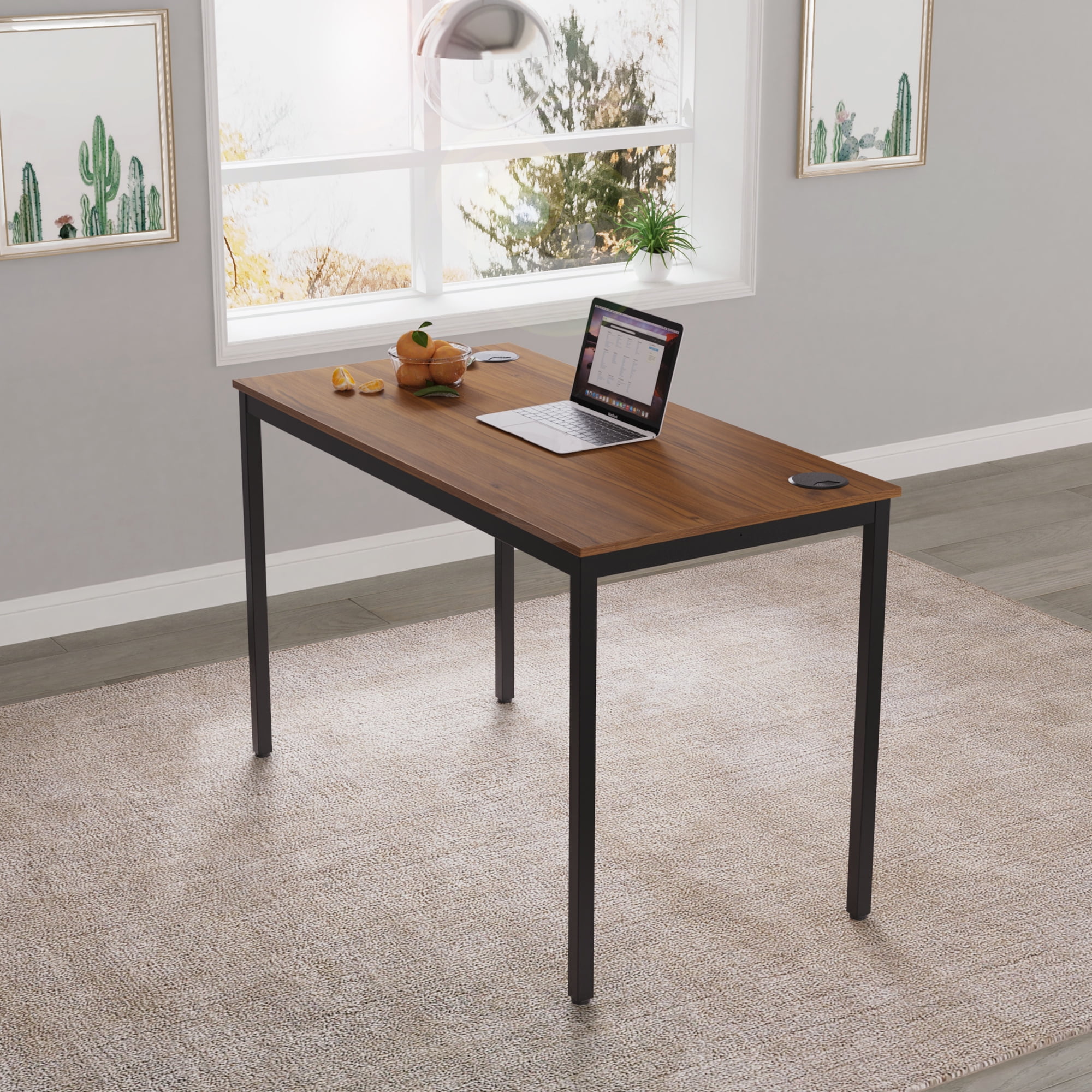 Eureka Ergonomic 47" Study Computer Desk Modern Wood Home Office ...