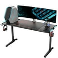 Eureka Ergonomic 55 Inch Black Gaming Computer Desk with RGB Lights ...