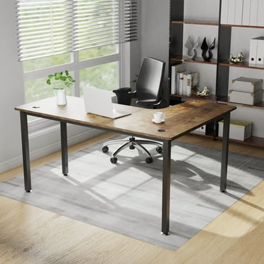 Eureka Ergonomic 60 inch L Shaped Desk Home Office Writing Computer ...
