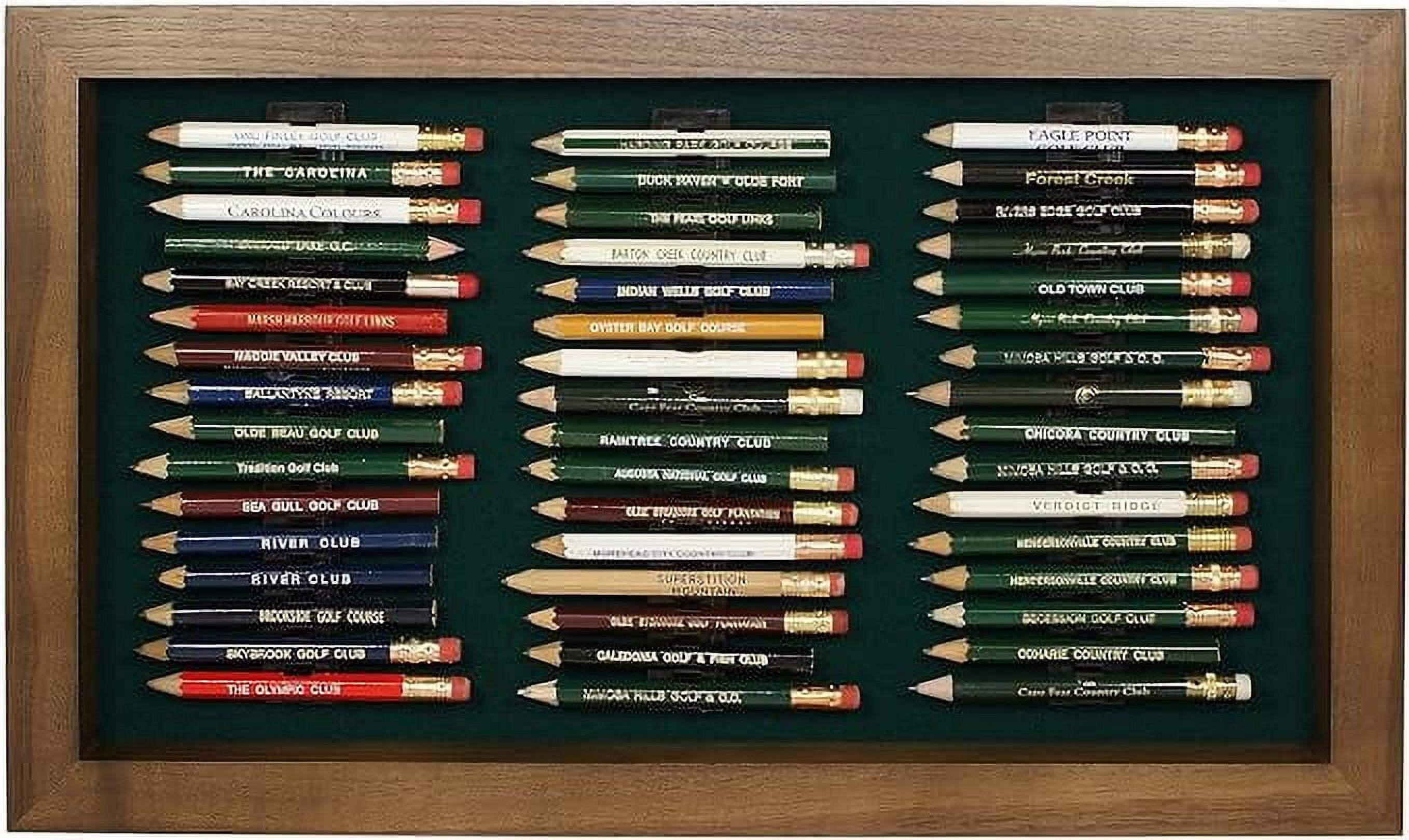 Eureka Golf Pencil Display Case | Holds 48 Round or Octagonal Golf ...
