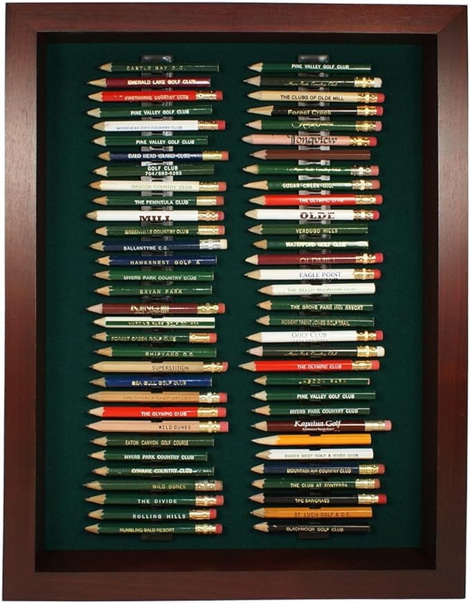 Eureka Golf Pencil Display Case | Holds 64 Round or Octagonal Golf ...
