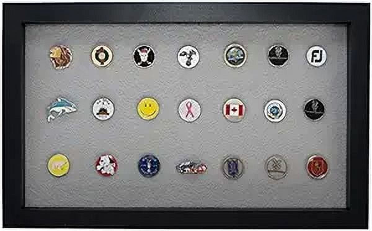 Eureka Golf Products Golf Ball Marker Display Case | Holds 40 Pegged or ...