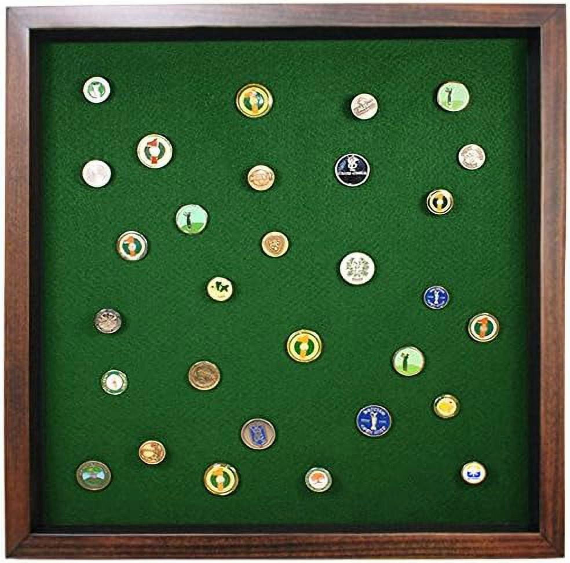 Eureka Golf Products Golf Ball Marker Display Case w/ Acrylic Cover ...