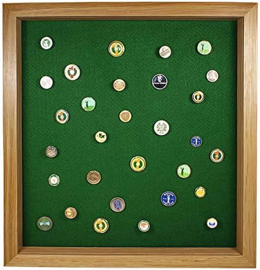 Eureka Golf Products Golf Ball Marker Display Case w/ Acrylic Cover ...