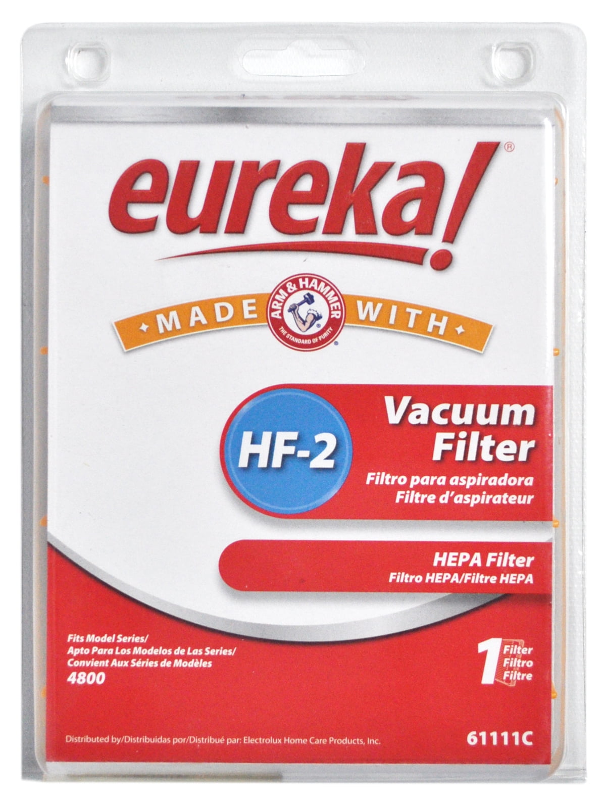 Eureka HF2 Filter, Fits 4800 Series, E-61111 - Walmart.com