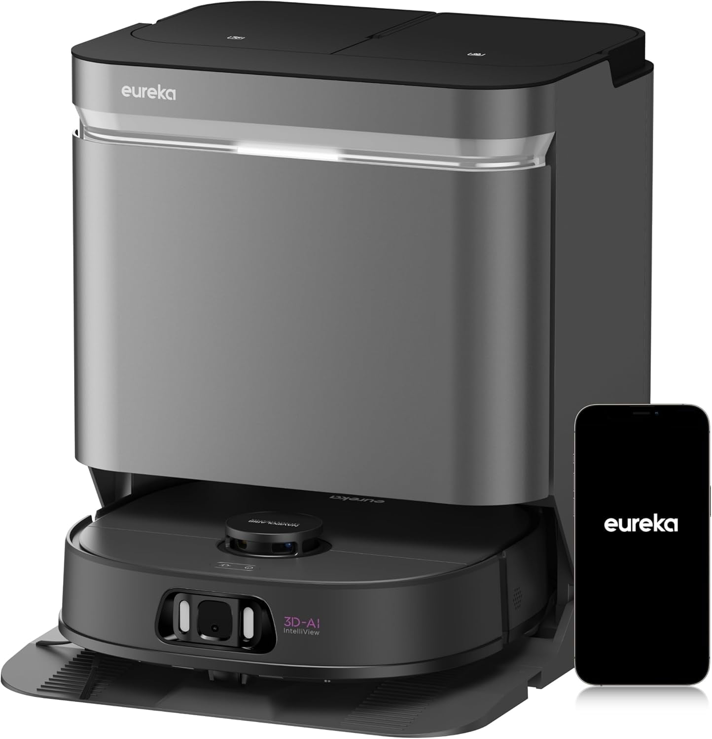 Eureka J15 Ultra Robot Vacuum and Mop, Self-Emptying, AI Obstacle ...