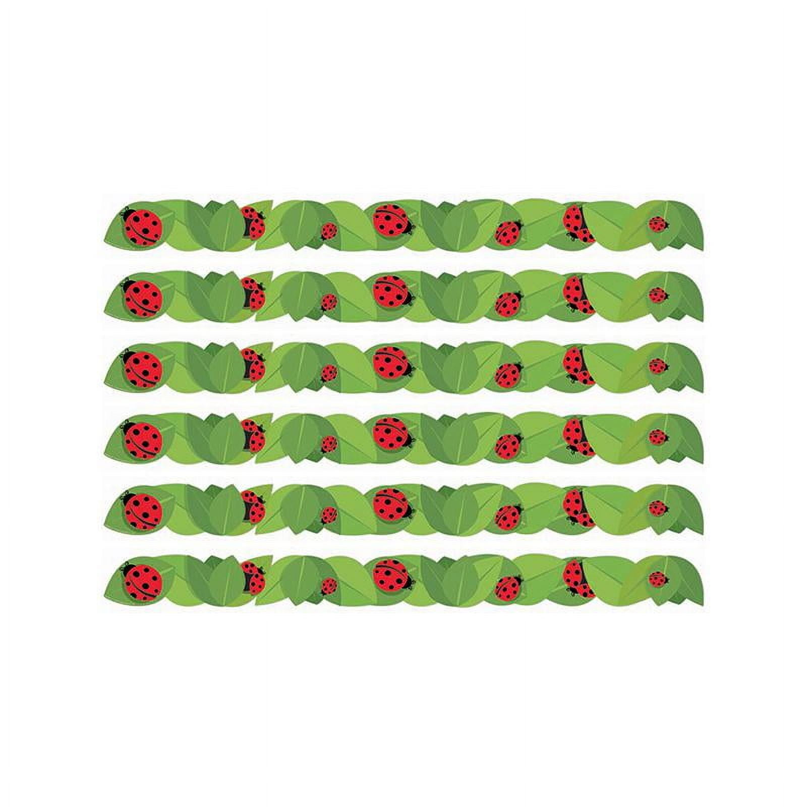 Eureka Ladybugs Extra Wide Deco Trim, 37 Feet Per Pack, 6 Packs ...