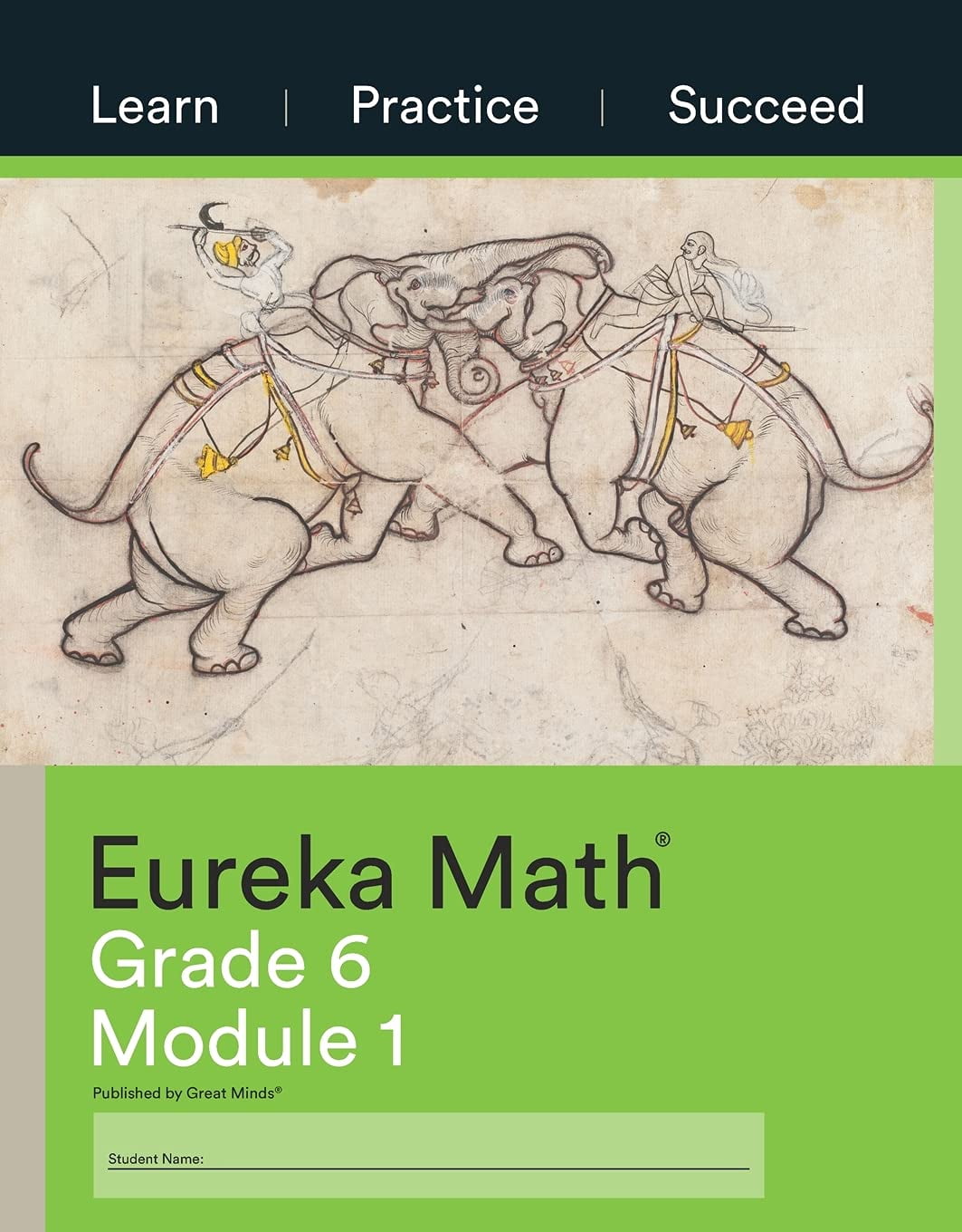 Eureka Math, Learn, Practice, Succeed Workbook, Grade 6, Module 1 9781640549647 1640549641 - New ...