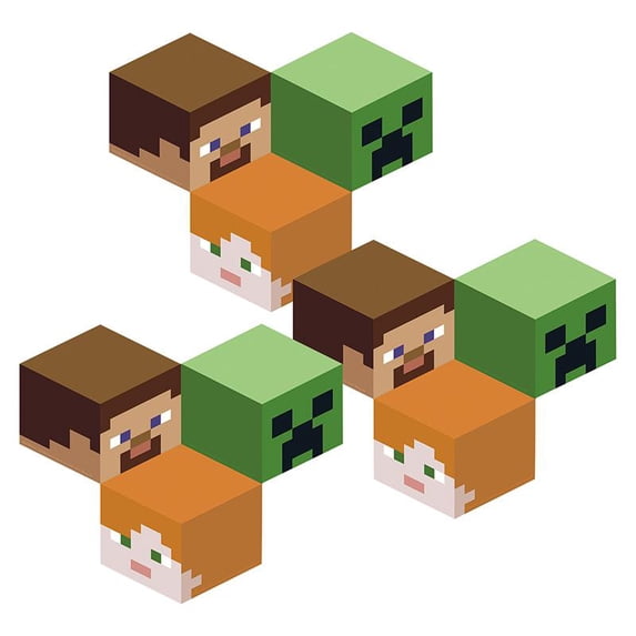 Eureka Minecraft Assorted Paper Cut Out, 36 Per Pack, 3 Packs - Walmart.com