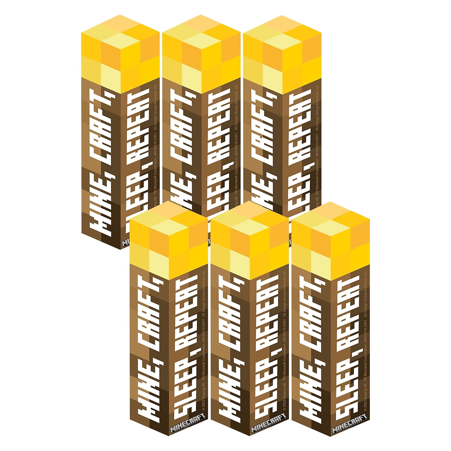 Eureka Minecraft Bookmark, 36 Per Pack, 6 Packs - Walmart.com