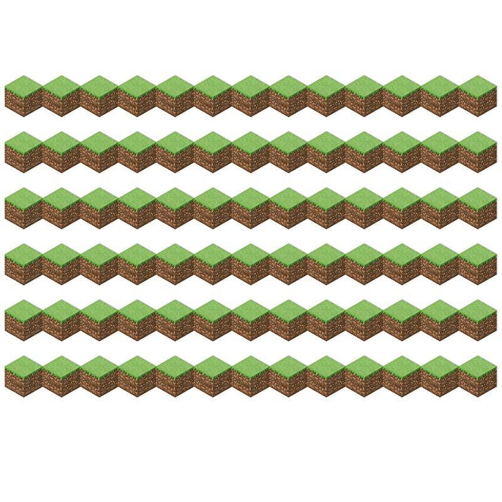 Eureka Minecraft Die-Cut Blocks Extra Wide Trim, 37 Feet Per Pack, 6 ...