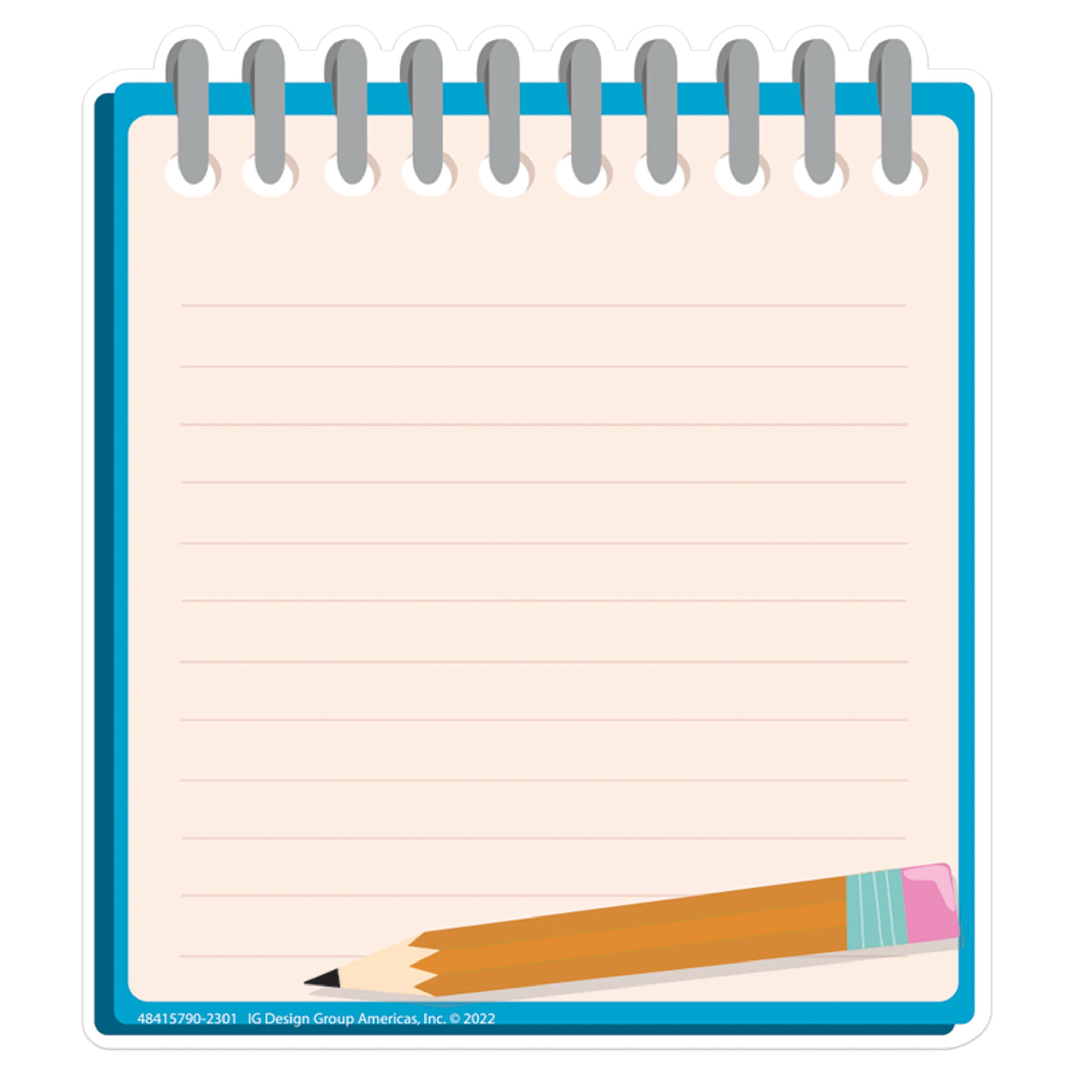 Eureka Notebook Paper Cut-Outs, 36 Per Pack, 3 Packs - Walmart.com