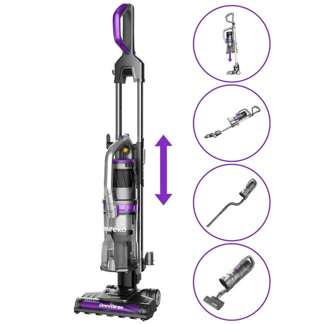 Eureka OmniVerse Multi-Function Upright Vacuum with Power Head Brush ...
