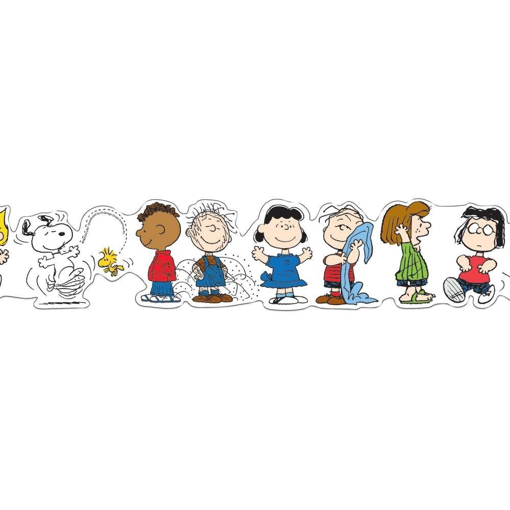 Eureka Peanuts Character Lineup Extra Wide Deco Trim (EU 846355 ...
