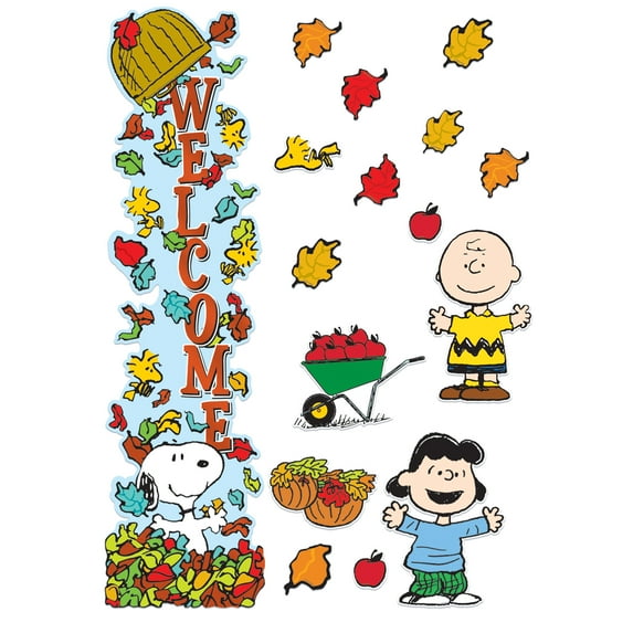 Eureka Peanuts Fall All-In-One Door Decor Kit (EU-849334) - Walmart.com