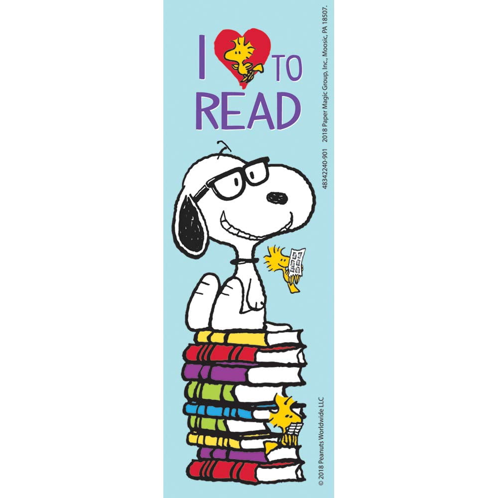 Eureka Peanuts Snoopy Reading Bookmarks (EU 834224) - Walmart.com
