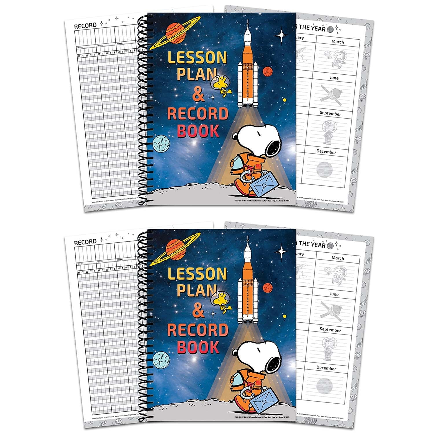 Eureka Peanuts NASA Lesson Plan & Record Book, Pack of 2 - Walmart.com