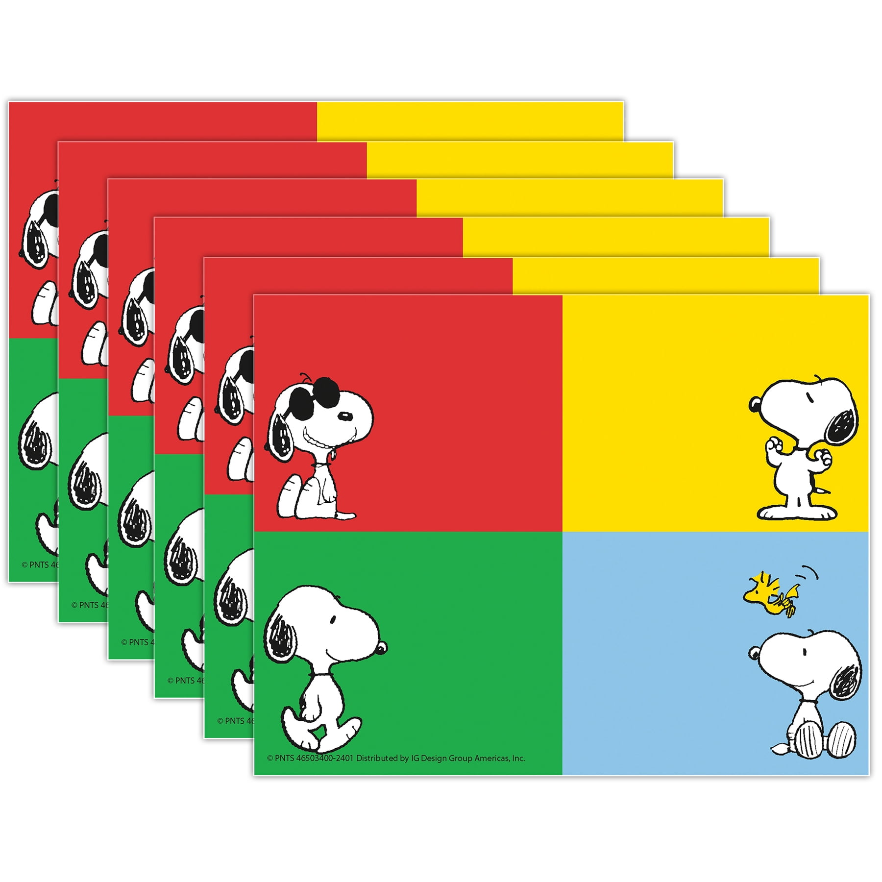 Eureka Peanuts Name Tags, 2-7/8" x 2-1/4", 40 Per Pack, 6 Packs ...