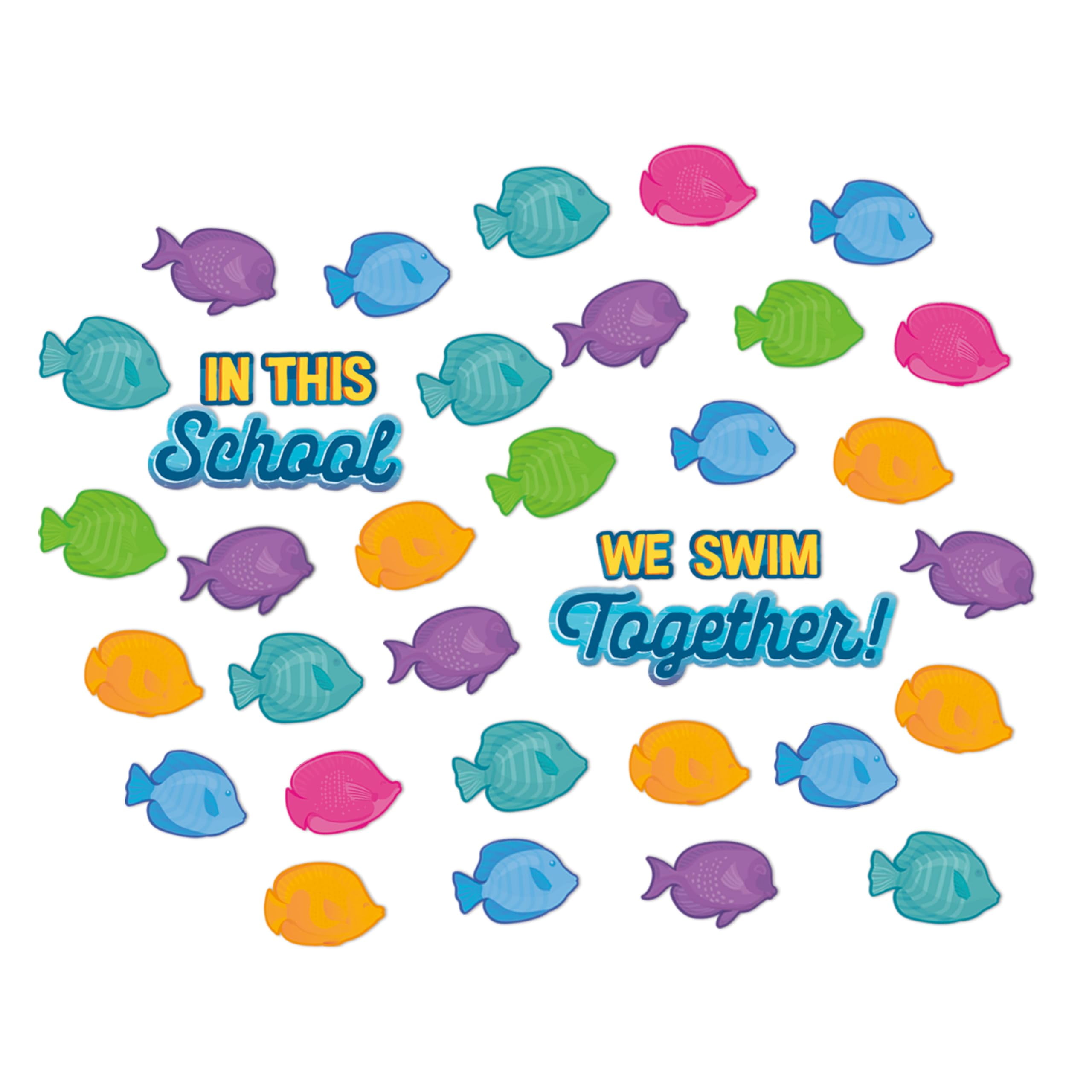 Eureka Seas The Day We Swim Together Mini Bulletin Board Set and ...