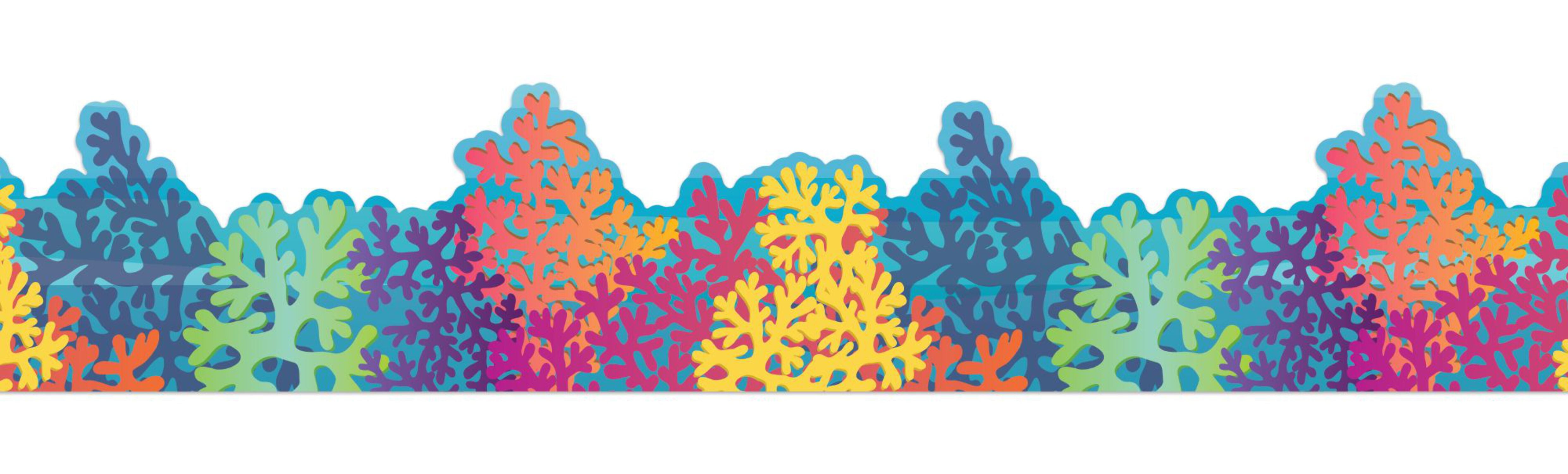 Eureka Seas the Day Coral Reef Extra Wide Deco Trim (EU 846357 ...