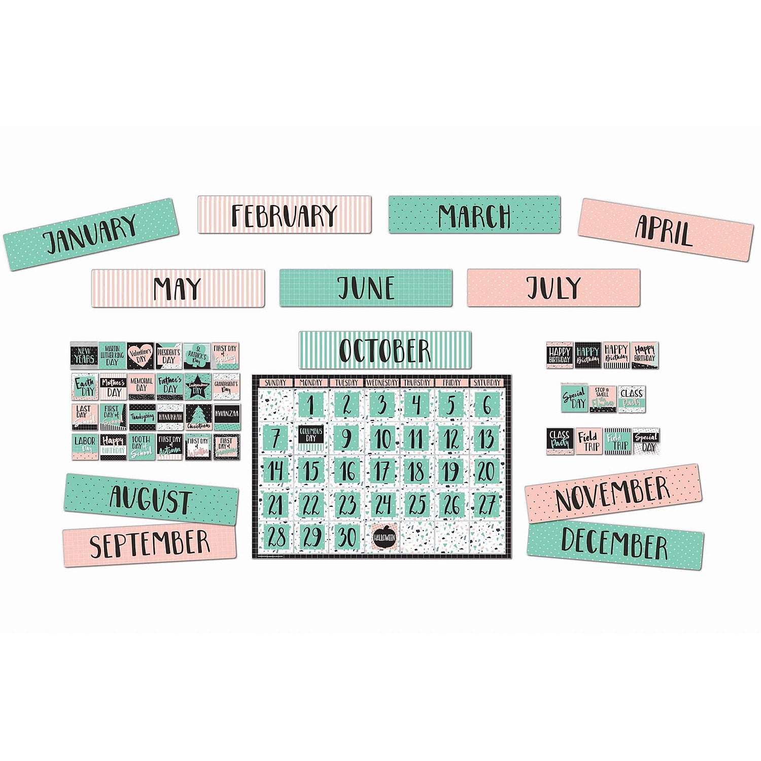 Eureka Simply Sassy Calendar Bulletin Board Set 2 Sets (EU-847088BN ...