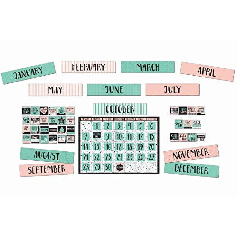 EurekaÂ® Simply Sassy Calendar Bulletin Board Set, 83 Pieces - Walmart.com