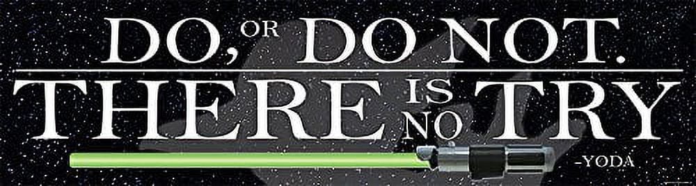 Eureka Star Wars"Do, or Do Not" Classroom Decoration Banner for School Teachers, 12.5" W x 18" L ...