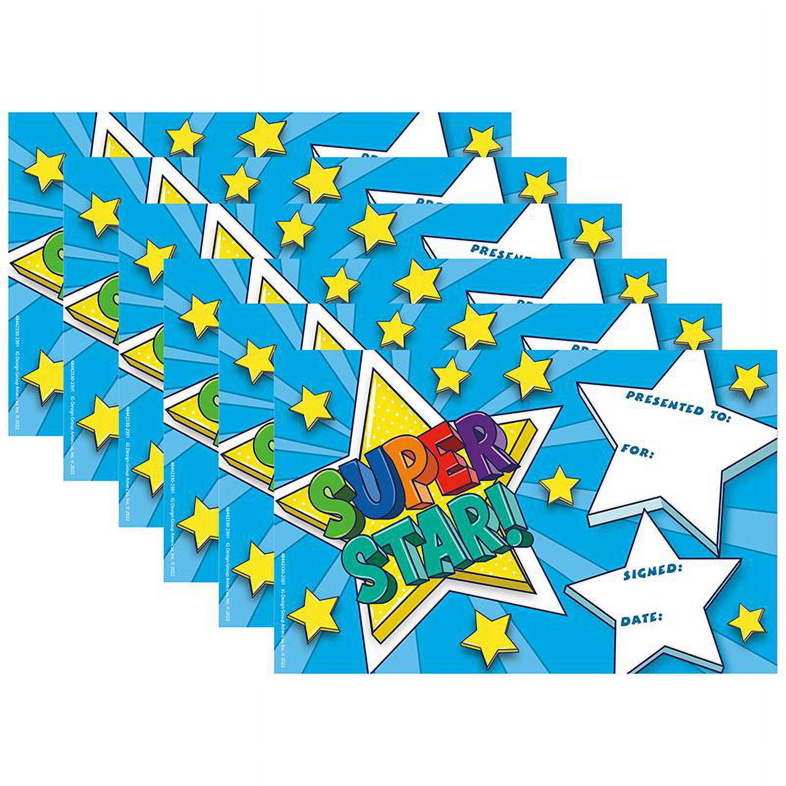 Eureka Super Star Recognition Award, 36 Per Pack, 6 Packs - Walmart.com