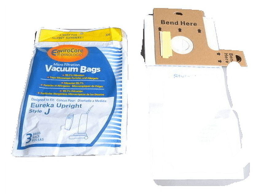 Eureka Upright Paper Bags J,3PK,Microlined Envirocare Replacement Part ...