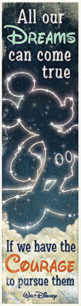 Eureka Walt Disney Vertical Classroom Banner, All Our Dreams, Measures ...
