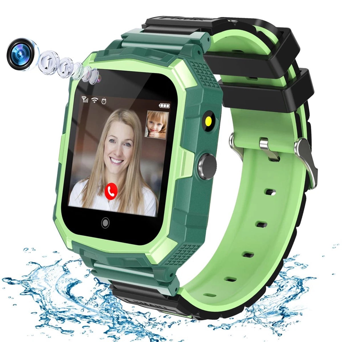 Eurhowing 4G Kids Smartwatch, 1.4" Touchscreen Waterproof Smart Watch ...