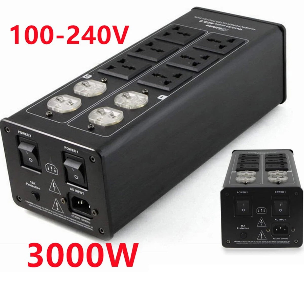 Eurhowing Advanced Audio Power Purifier, 3000W 15A Power Conditioner ...