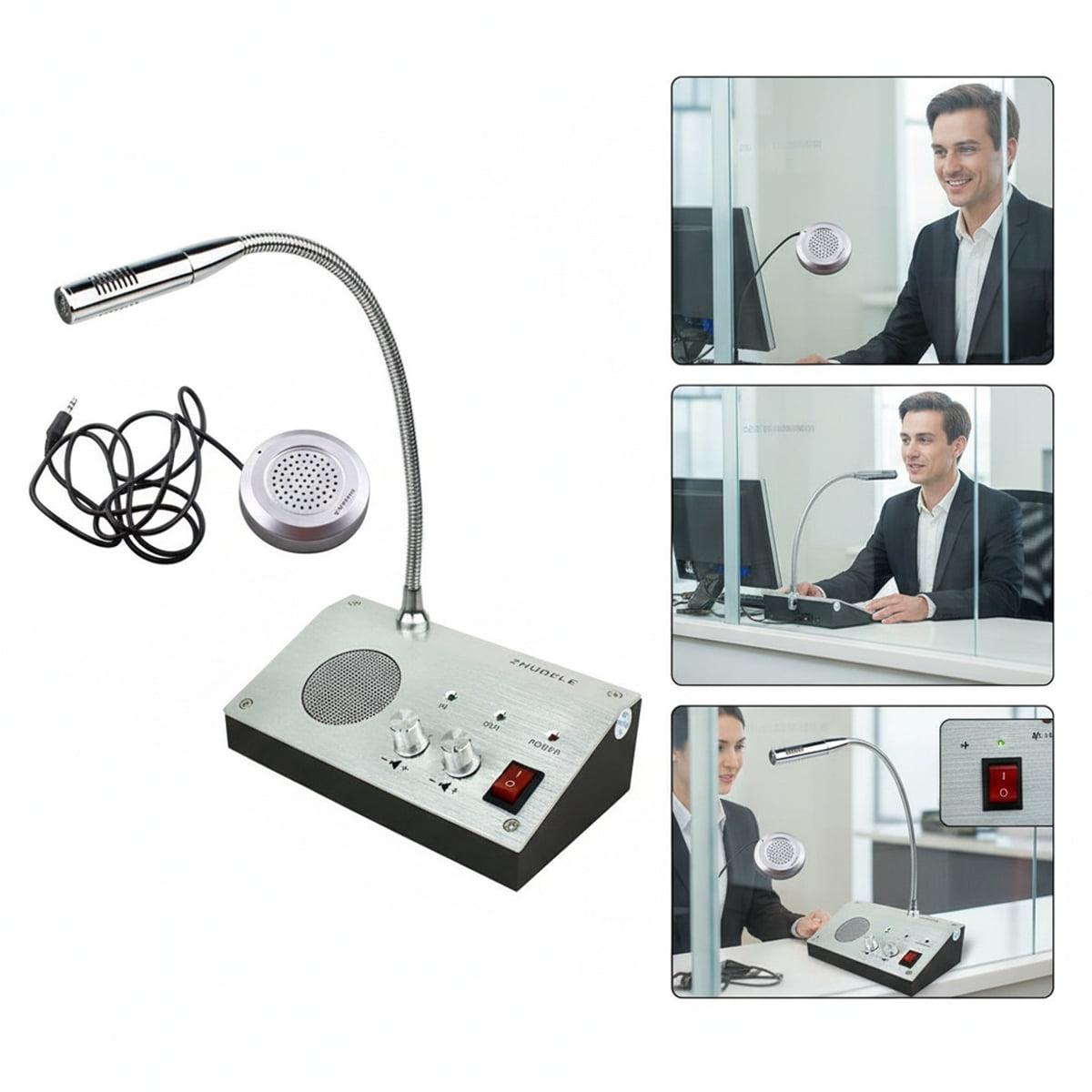 Eurhowing Professional Office Intercom System, Adjustable Full-Duplex ...