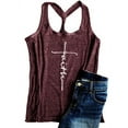 Eurivicy Summer Women Racerback Graphic Tank Tops Twist Criss Faith ...