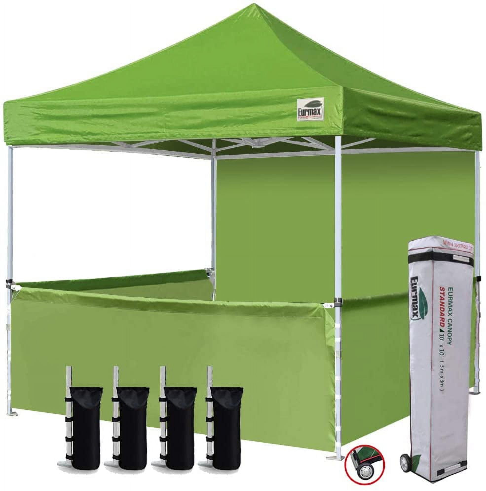 Eurmax 10'x10' Ez Pop-up Booth Canopy Tent Commercial Instant Canopies ...