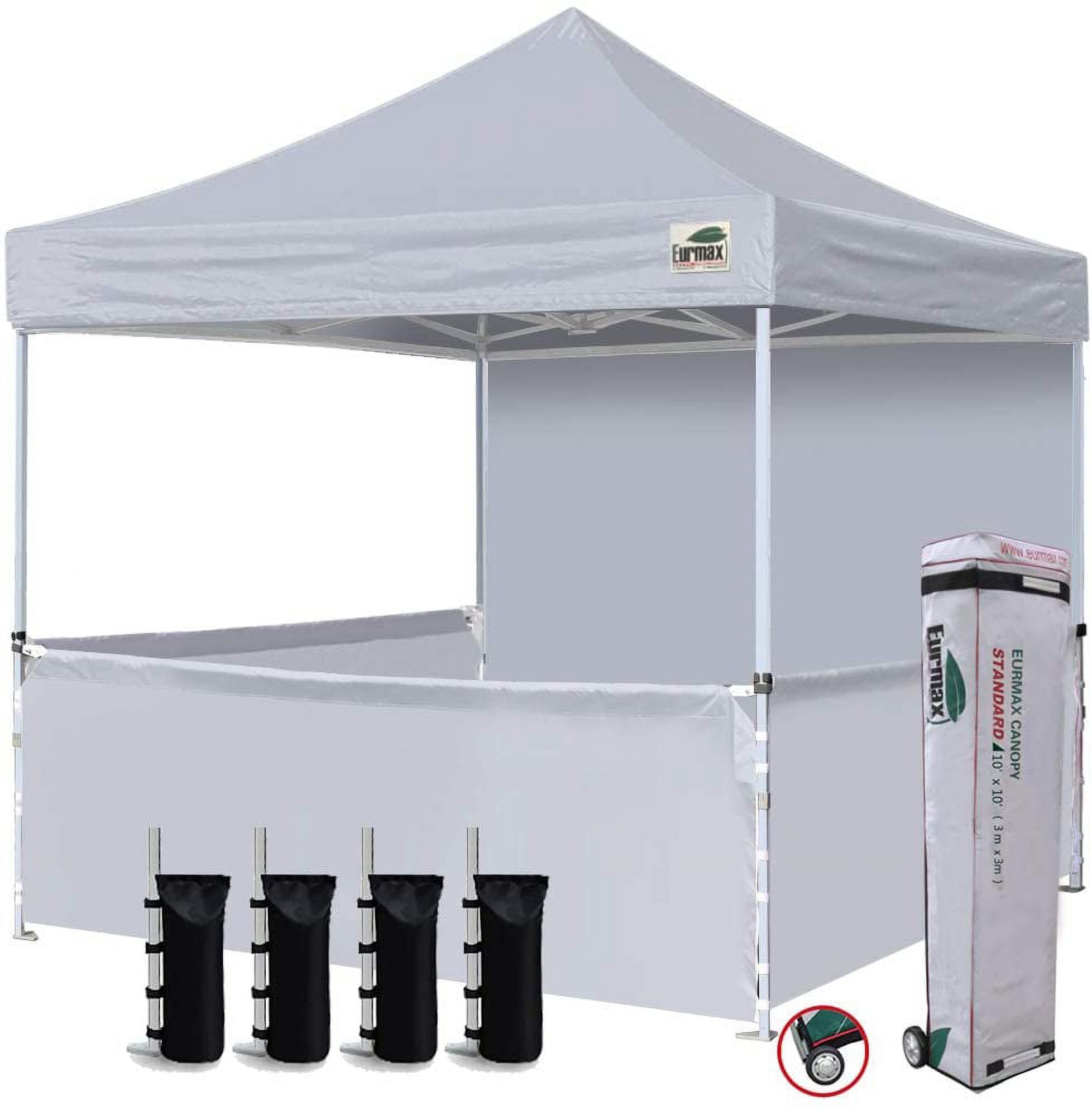 Eurmax 10'x10' Ez Pop-up Booth Canopy Tent Commercial Instant Canopies ...