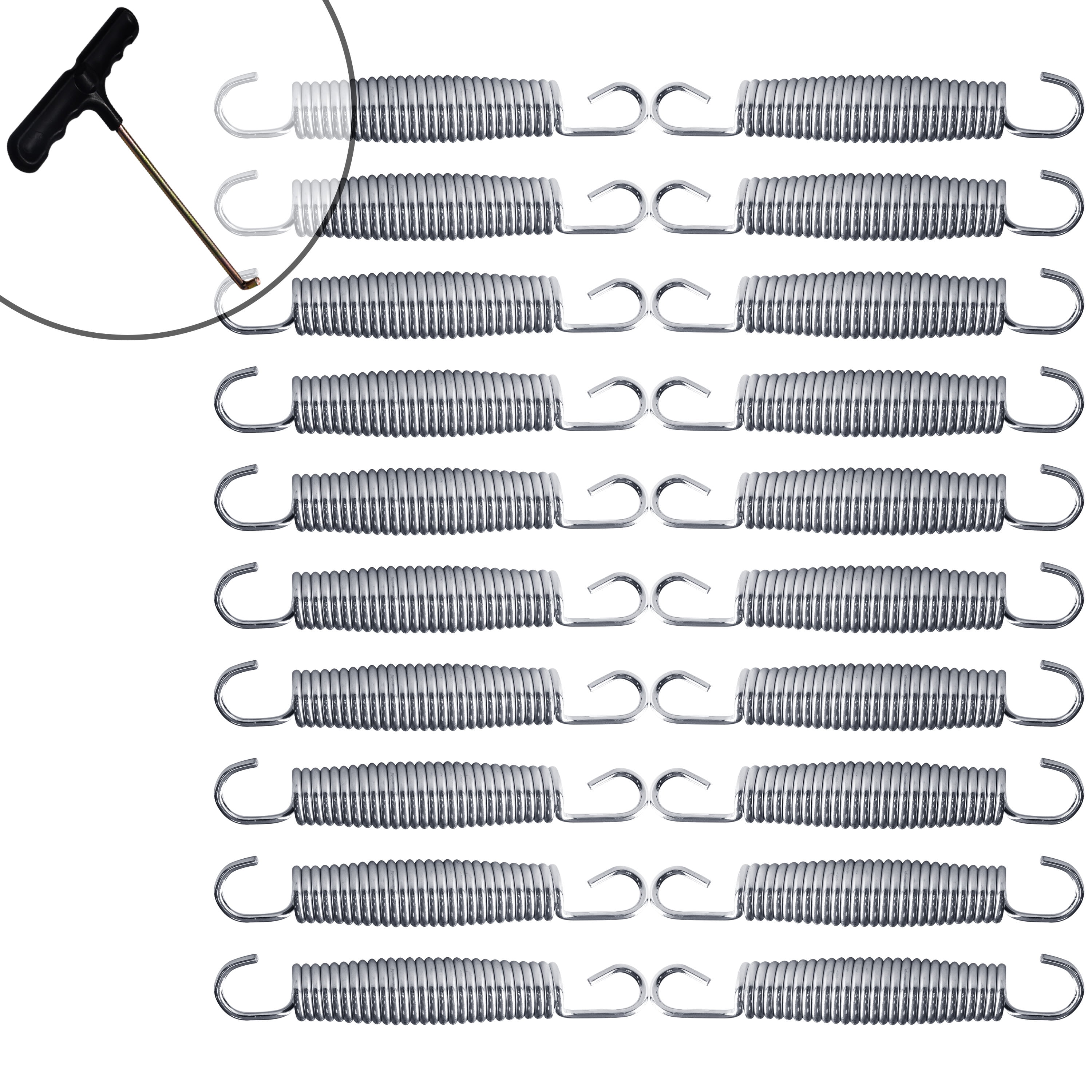 Euromax 5.5inch Heavy-Duty Stainless Steel Trampoline Springs with T ...