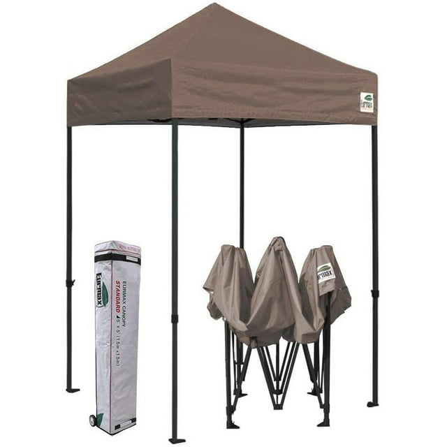 Eurmax 5x5 Pop up Canopy Outdoor Heavy Duty Tent,Cocoa - Walmart.com
