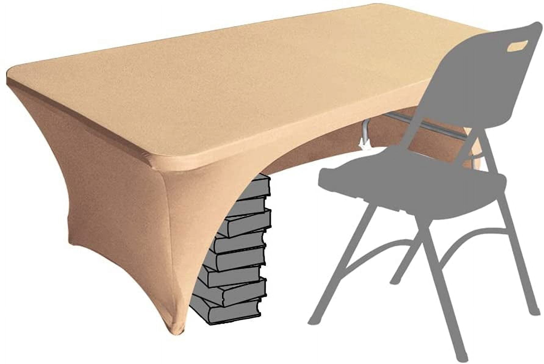 Eurmax Spandex Table Cover 8 Ft Fitted 30 Colors Polyester Tablecloth eurmax-spandex-table-cover-8-ft-fitted-30-colors-polyester-tablecloth