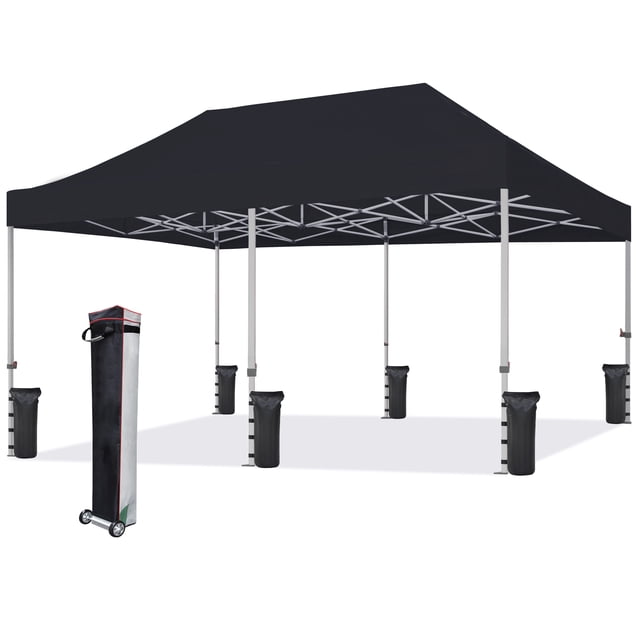 Euromax USA 10'x20' Outdoor Event Party Ez Pop Up Canopy Tent with ...