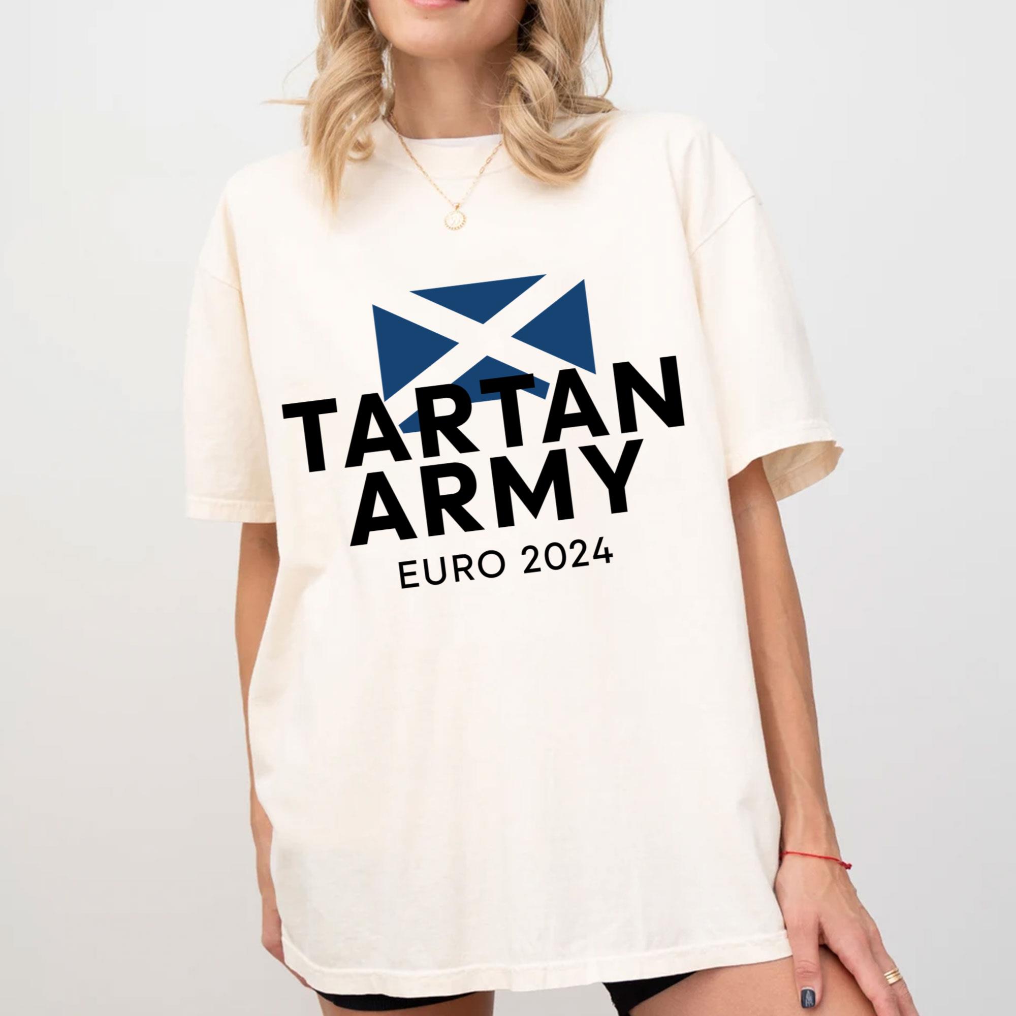 Euro 2024 t shirt Scotland Tartan army football shirt design Euro 2024 ...