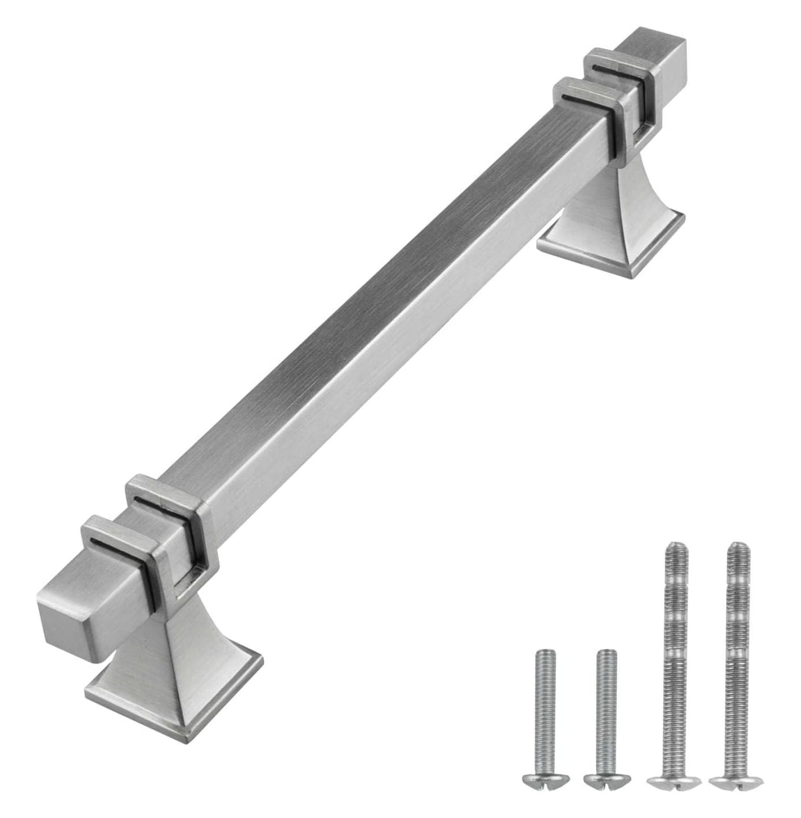 Euro Bar Cabinet Handle 304 Stainless Steel — 7-1/2" Overall Length, 5 ...